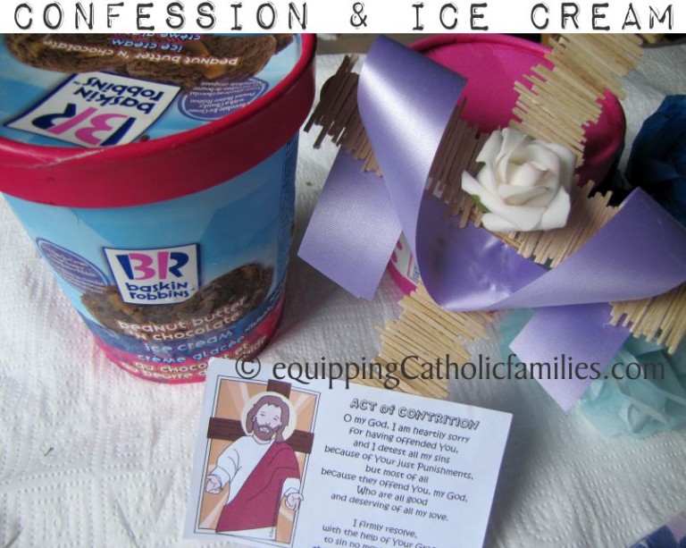 confession and ice cream - Equipping Catholic Families