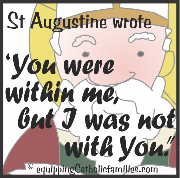 St Augustine Quote Box - Equipping Catholic Families
