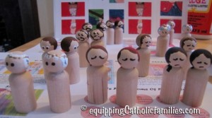Miniature Printable Peg Dolls: Passion Play