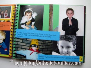 Sacrament Scrapbook: Confirmation Edition - Equipping Catholic Families