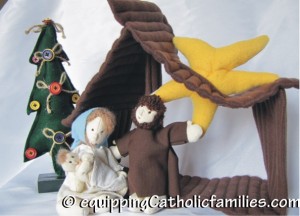 Easy Graham Cracker Nativity - Equipping Catholic Families