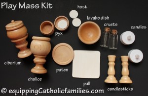 Vintage Miniature Play Mass Set - Equipping Catholic Families