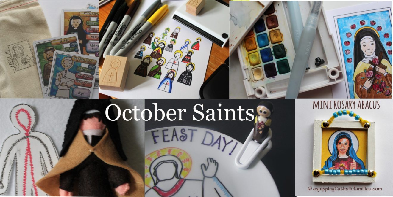 Catholic Crafts and Saints Days for my FAVORITE Saints in October ...