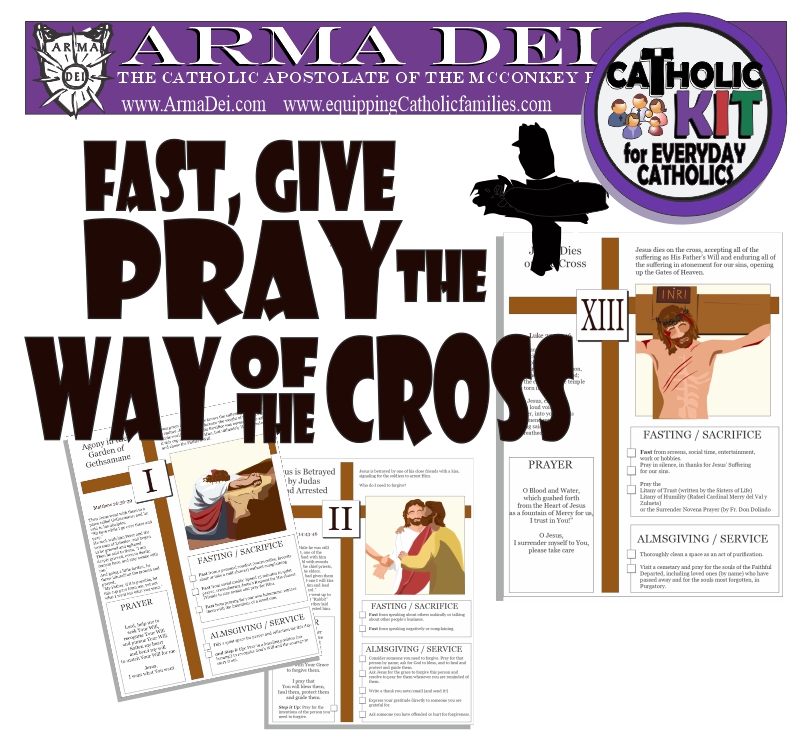 ALL NEW! Fast, Give, PRAY the WAY of the CROSS Craft Kit - Equipping ...