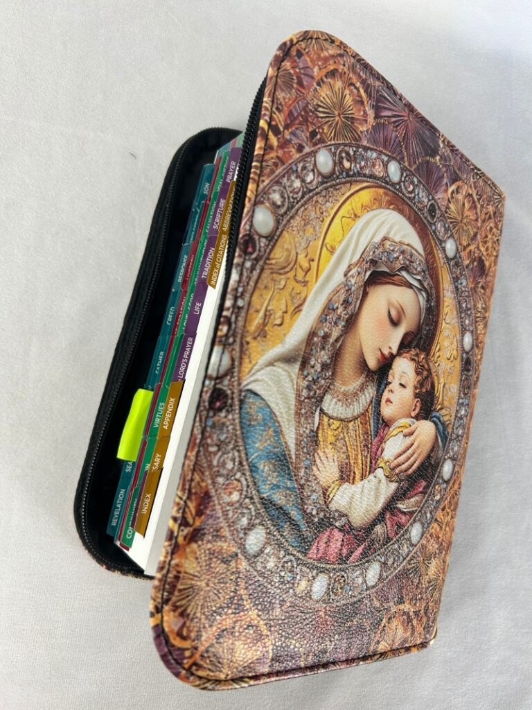 Catholight Leather Bible Cover {Review} - Equipping Catholic Families